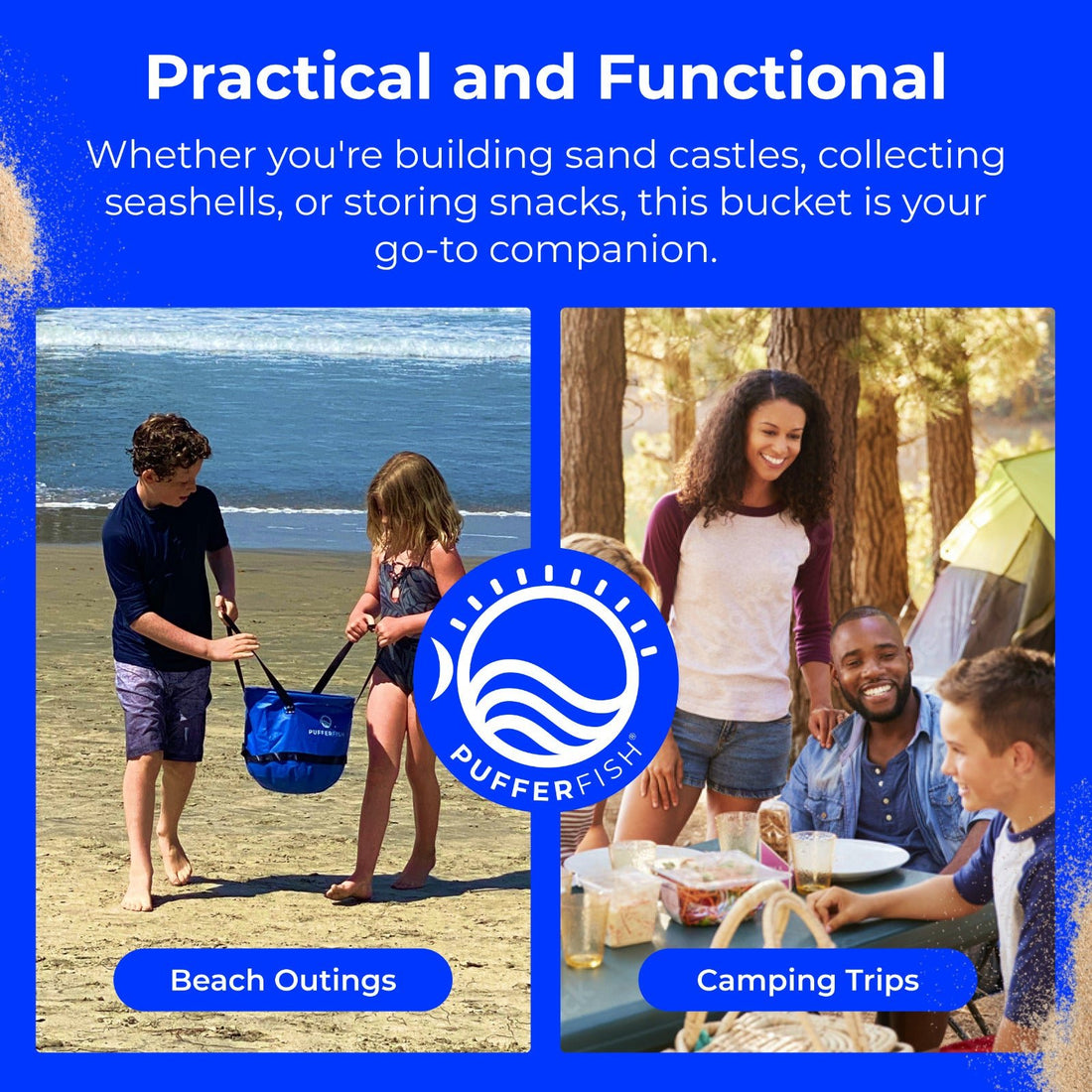 PUFFERFISH | Premium Sandcastle Kits for Creative Beach Fun